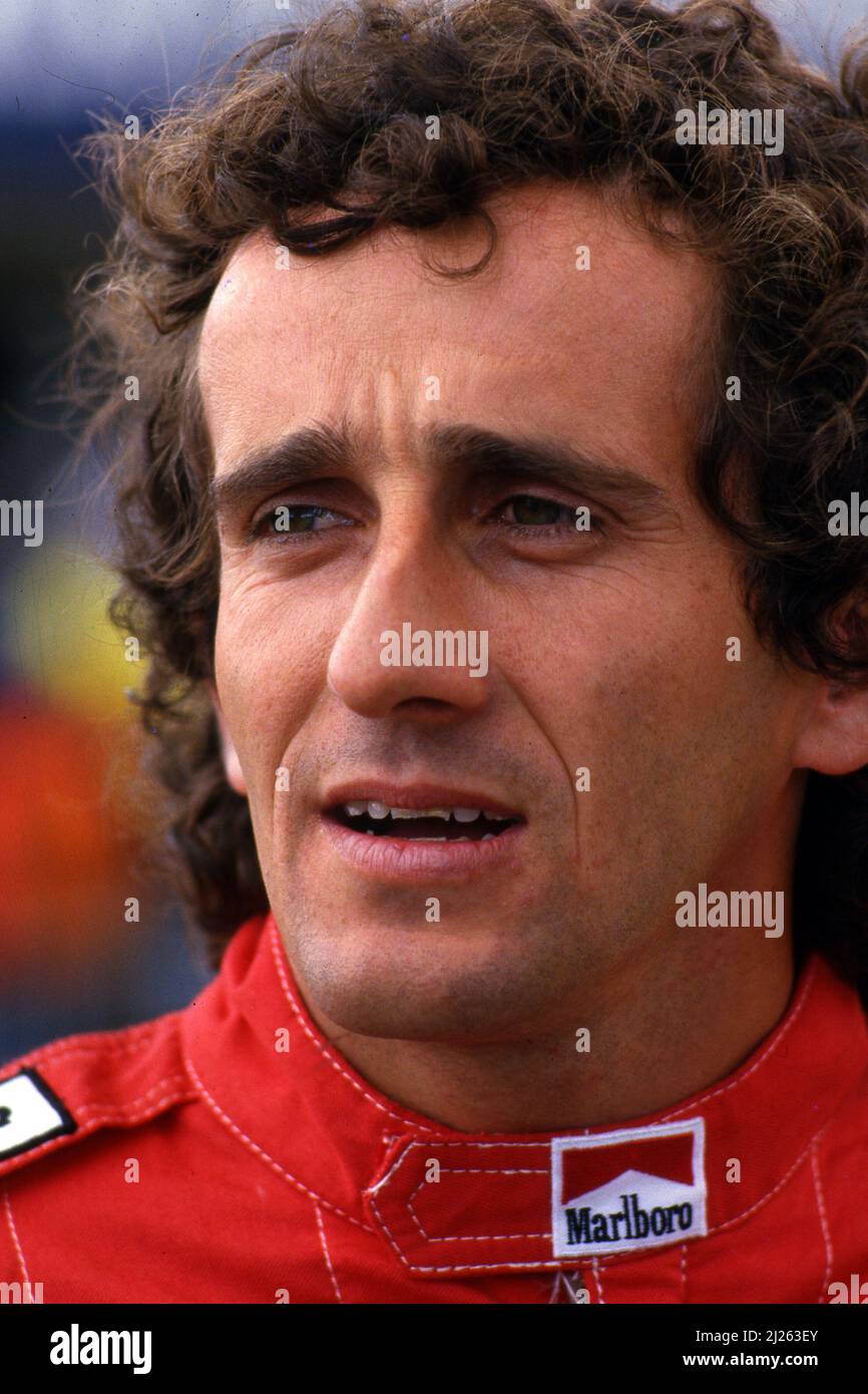 Alain Prost (FRA) McLaren Stock Photo - Alamy