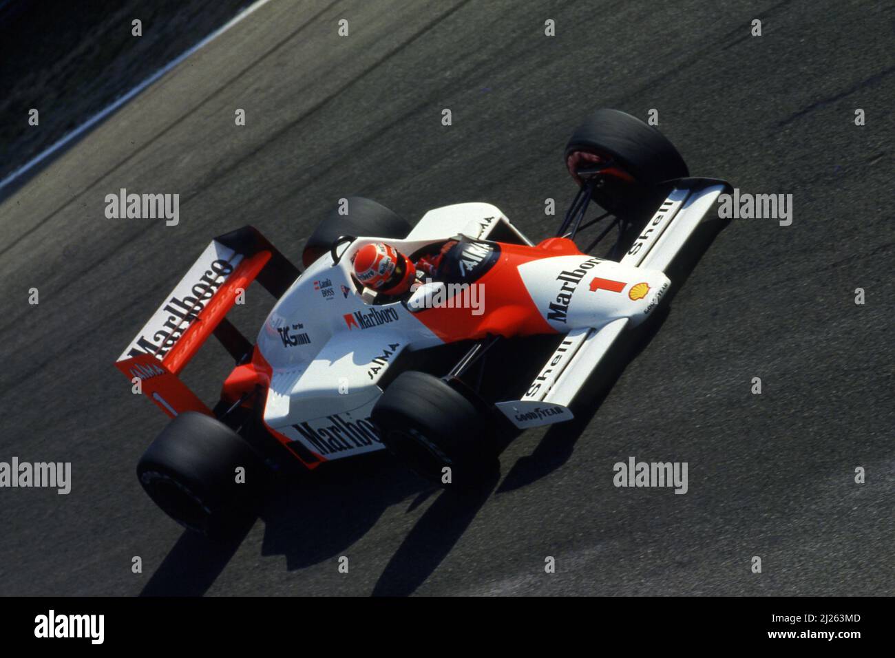 Niki Lauda (AUT) McLaren MP4/2B Tag Porsche Stock Photo - Alamy