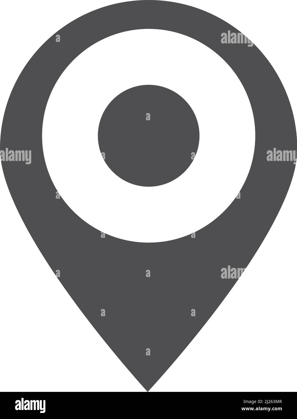 Geo pin icon. Map place mark. Navigation point Stock Vector Image & Art ...