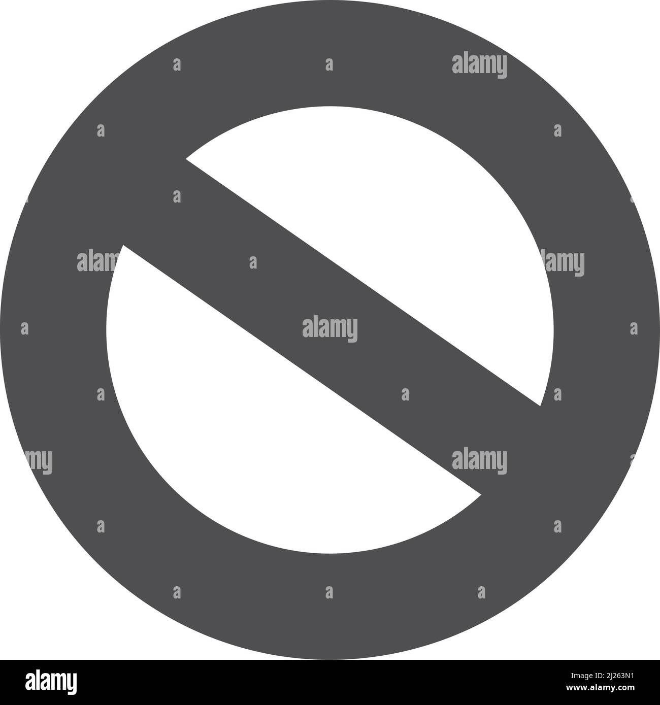 Forbidden icon. Restriction black symbol. Access deny sign Stock Vector ...