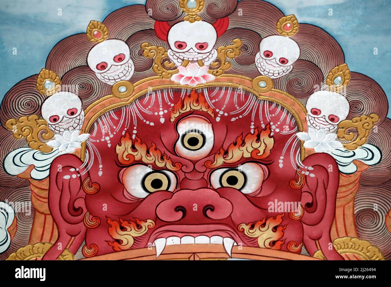 The wheel of life the bhavacakra hi-res stock photography and images ...