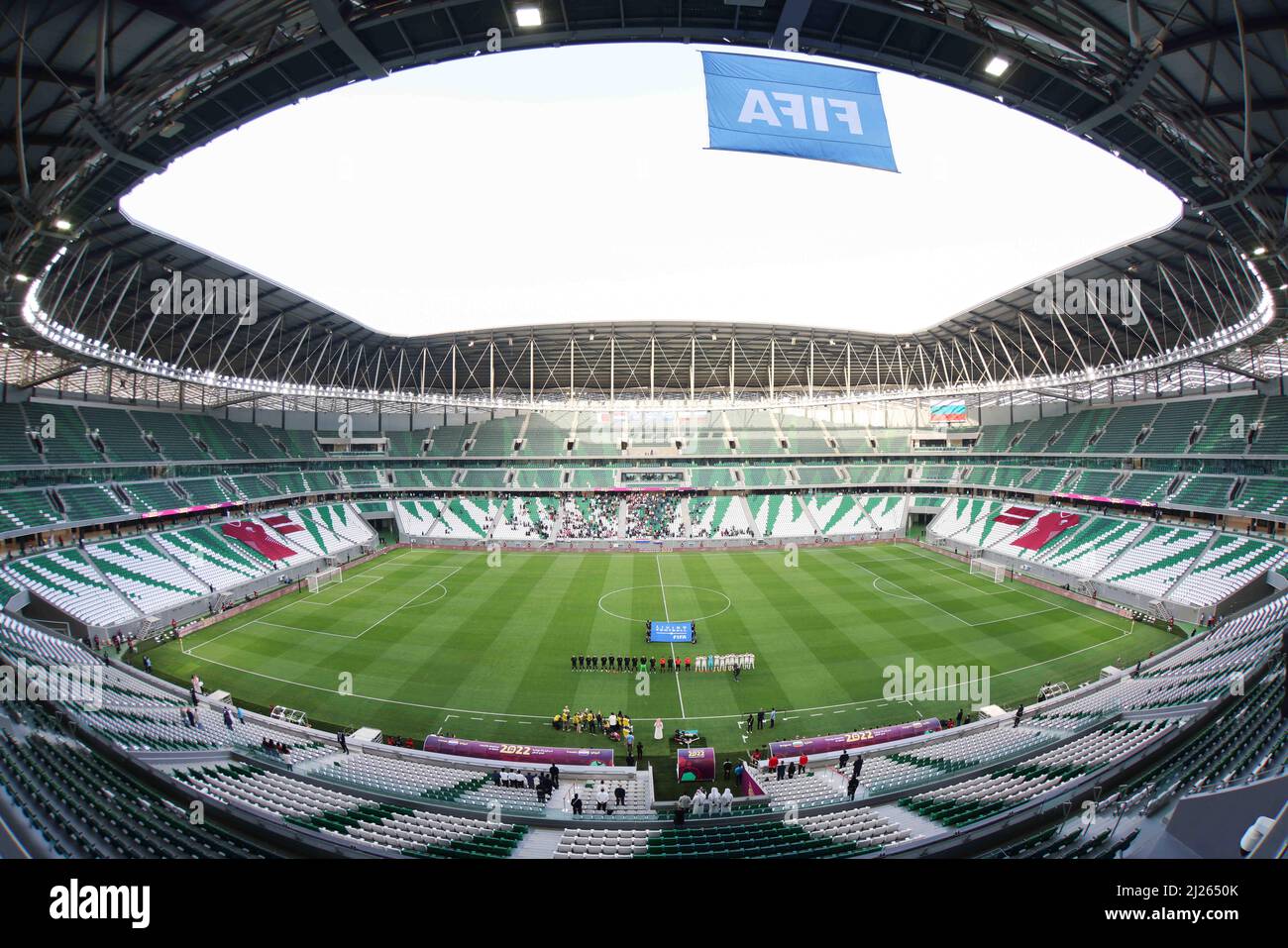 Doha, Qatar. 29th Mar, 2022. View of the Education City Stadium in the ...