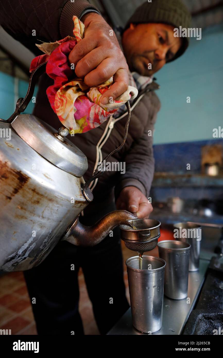Traditional nepalese tea Stock Photo - Alamy