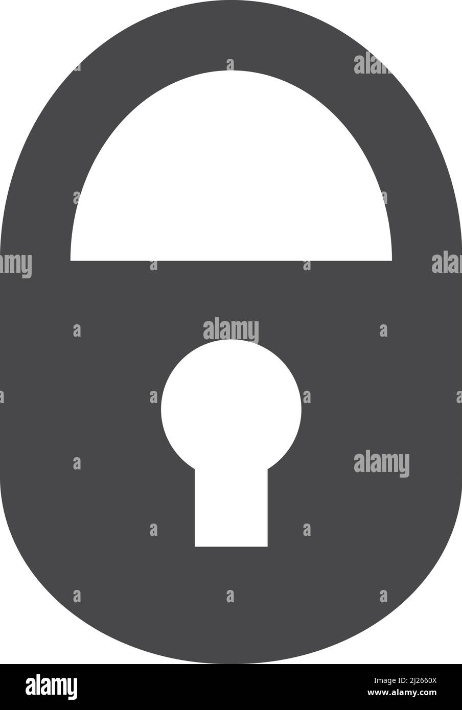 Lock icon. Security symbol. Black privacy sign Stock Vector Image & Art ...