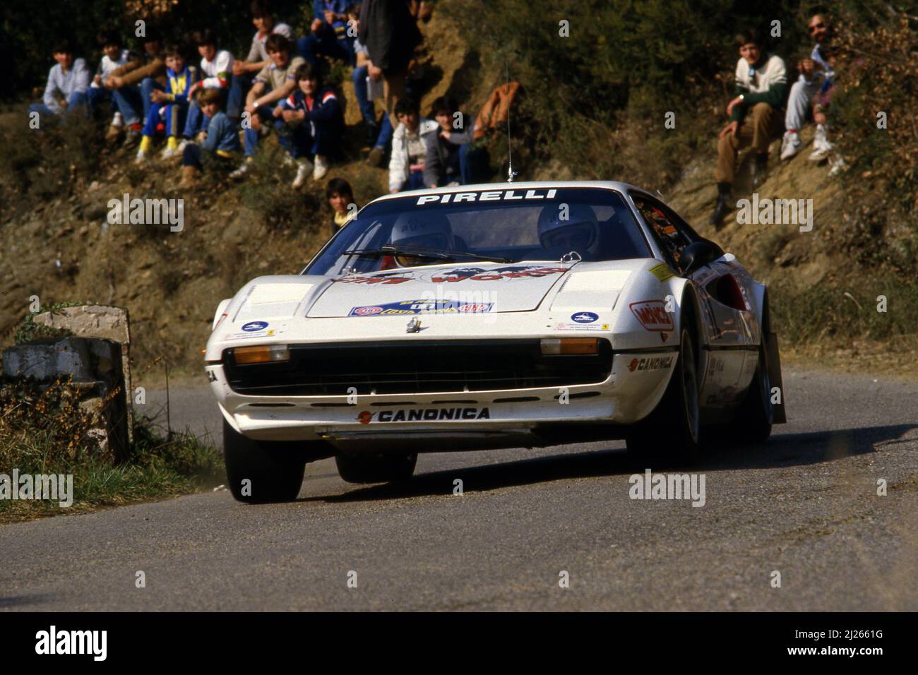 Joan Bayo'(ESP) Juan Martin (ESP) Ferrari 308 GTB 2v GrB Stock Photo ...