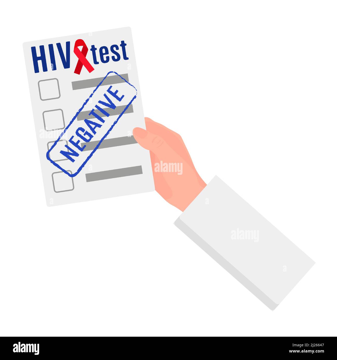 Hiv negative Stock Vector Images - Alamy