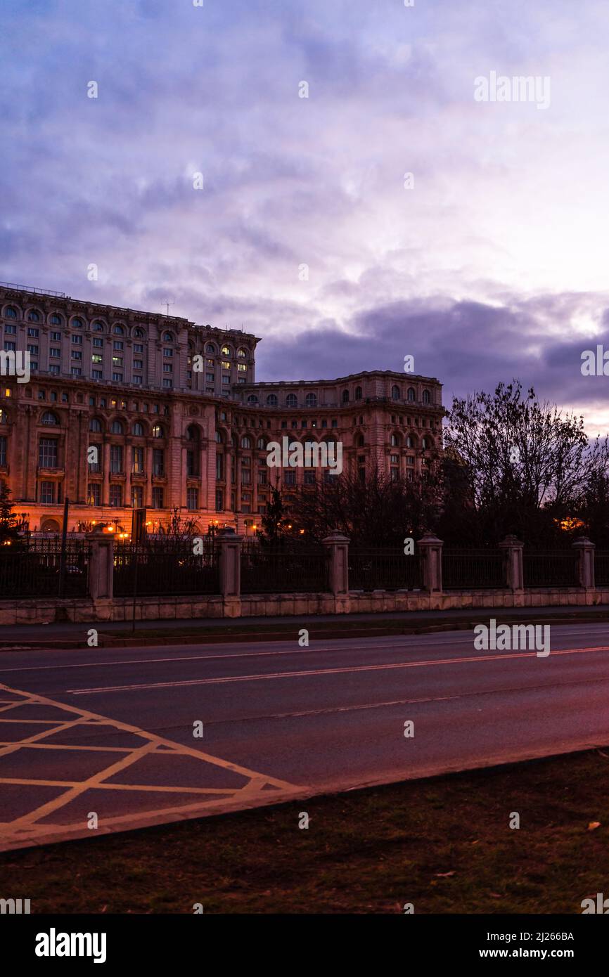 Palace of the Parliament (Palatul Parlamentului) in Bucharest, capital ...