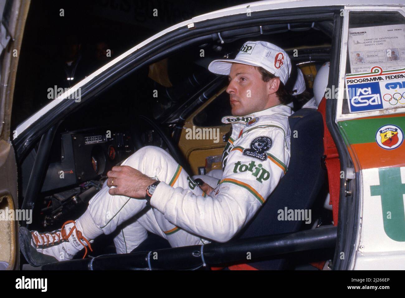 Massimo Miki Biasion (ITA) Lancia Jolly Club Totip Stock Photo - Alamy