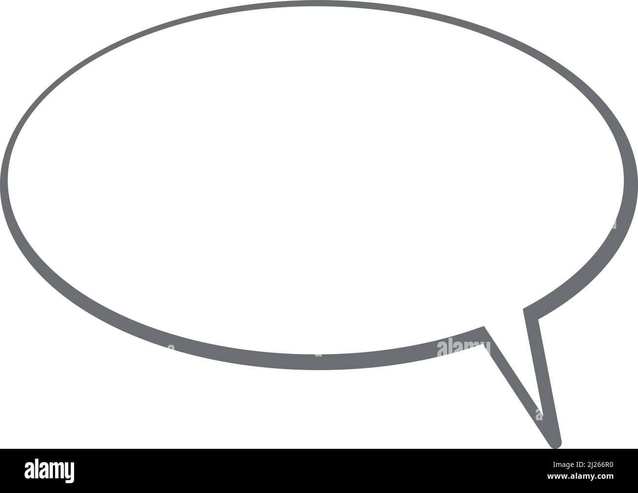 Classic comic balloon. Text bubble blank template Stock Vector Image ...