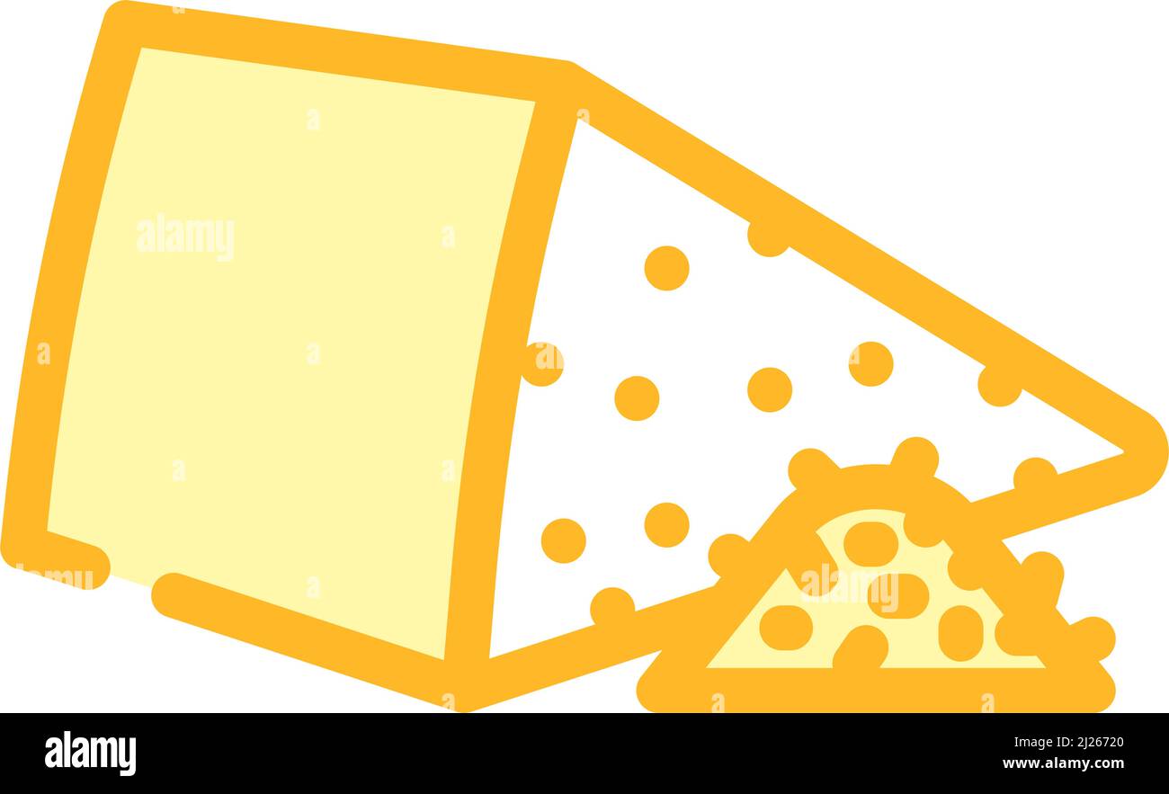 parmesan cheese color icon vector illustration Stock Vector Image & Art ...