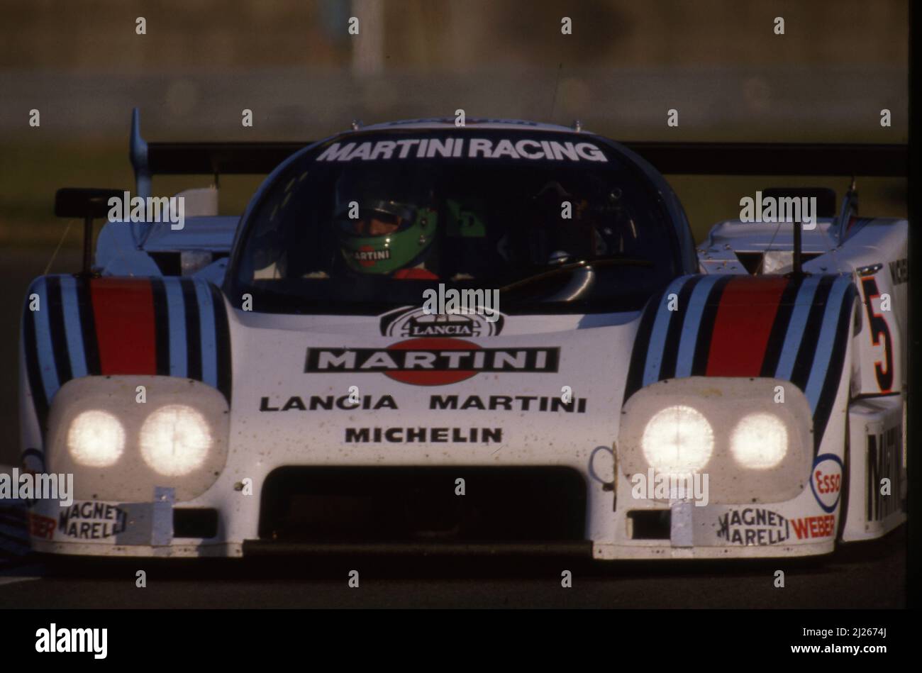 Henri Pescarolo (FRA) Mauro Baldi (ITA) Lancia Lc2 GrC1 Martini Racing ...