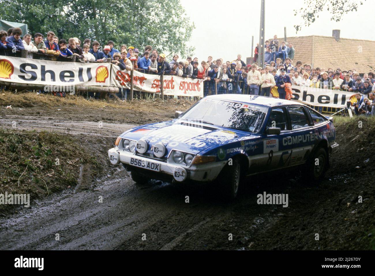 Marc Duez (BEL) Rob Arthur (GBR) Rover Vitesse 3500 GrA TWR Stock Photo ...