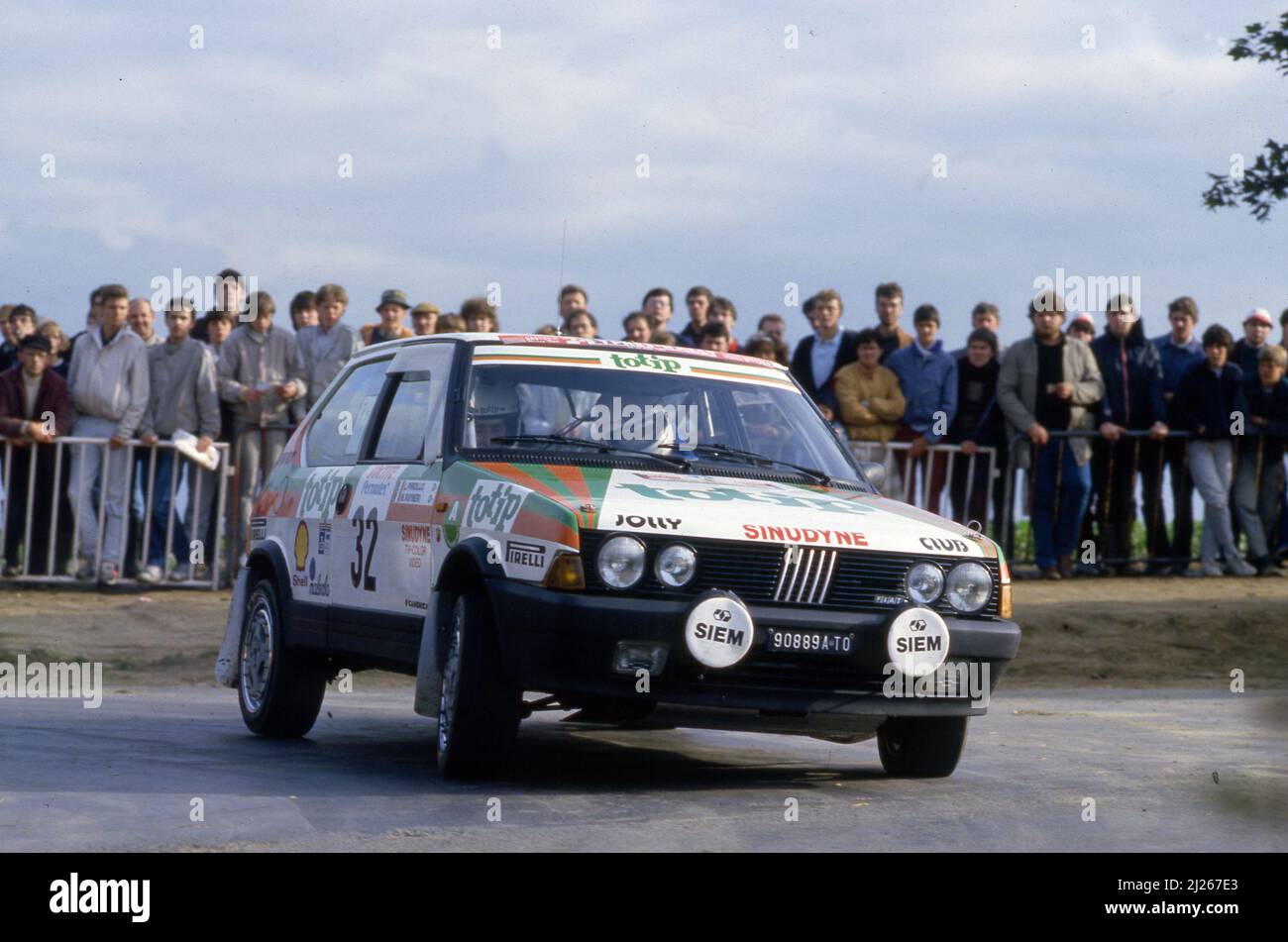 Michele Rayneri (ITA) Luigi Pirollo (ITA) Fiat Ritmo Abarth 130 TC GrA ...
