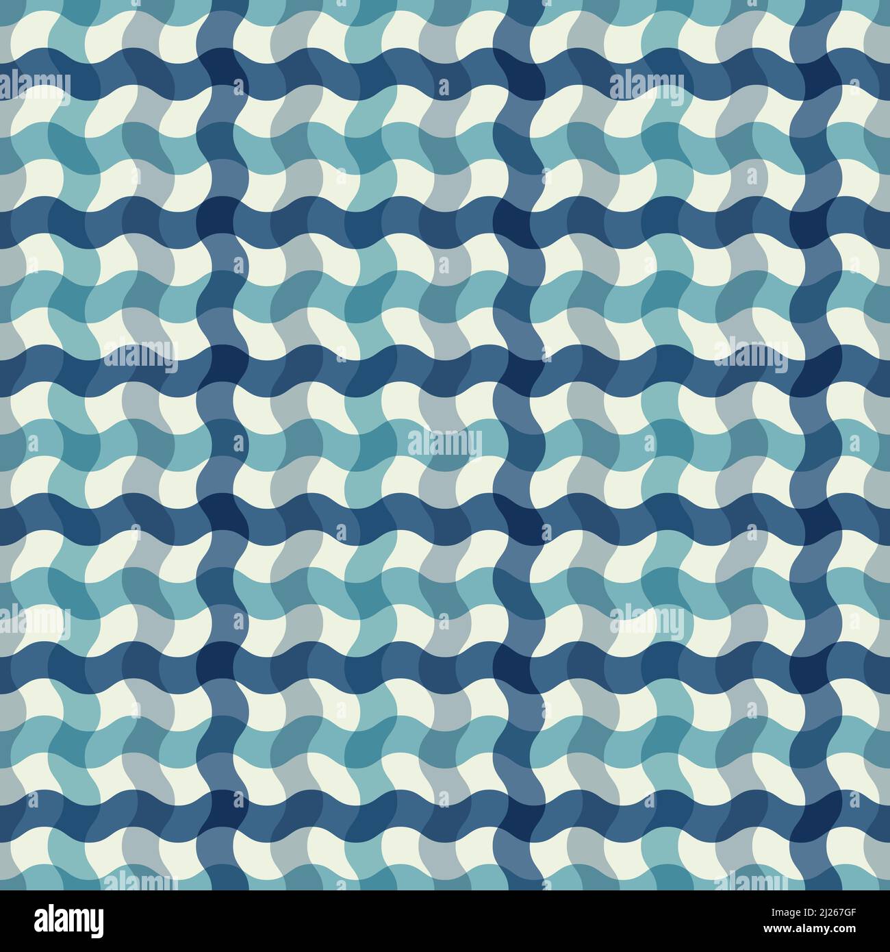 Blue Wavy Aqua Style Pattern Background Stock Vector Image & Art - Alamy