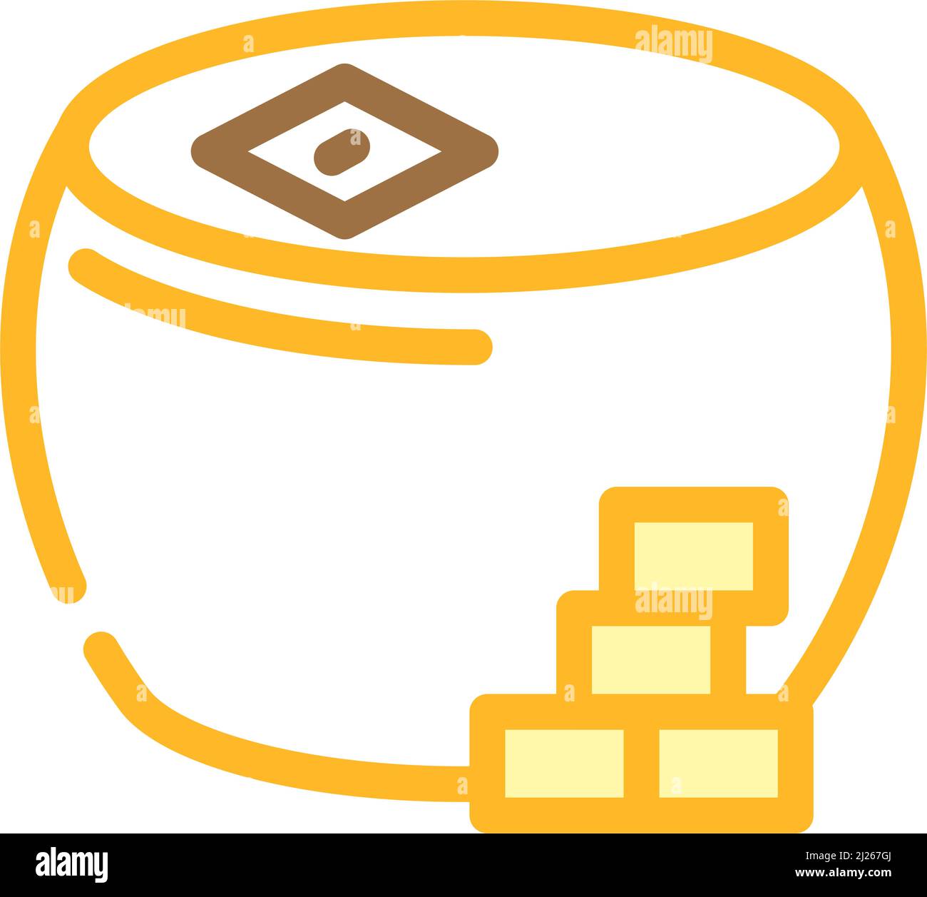 hard cheese color icon vector illustration Stock Vector Image & Art - Alamy