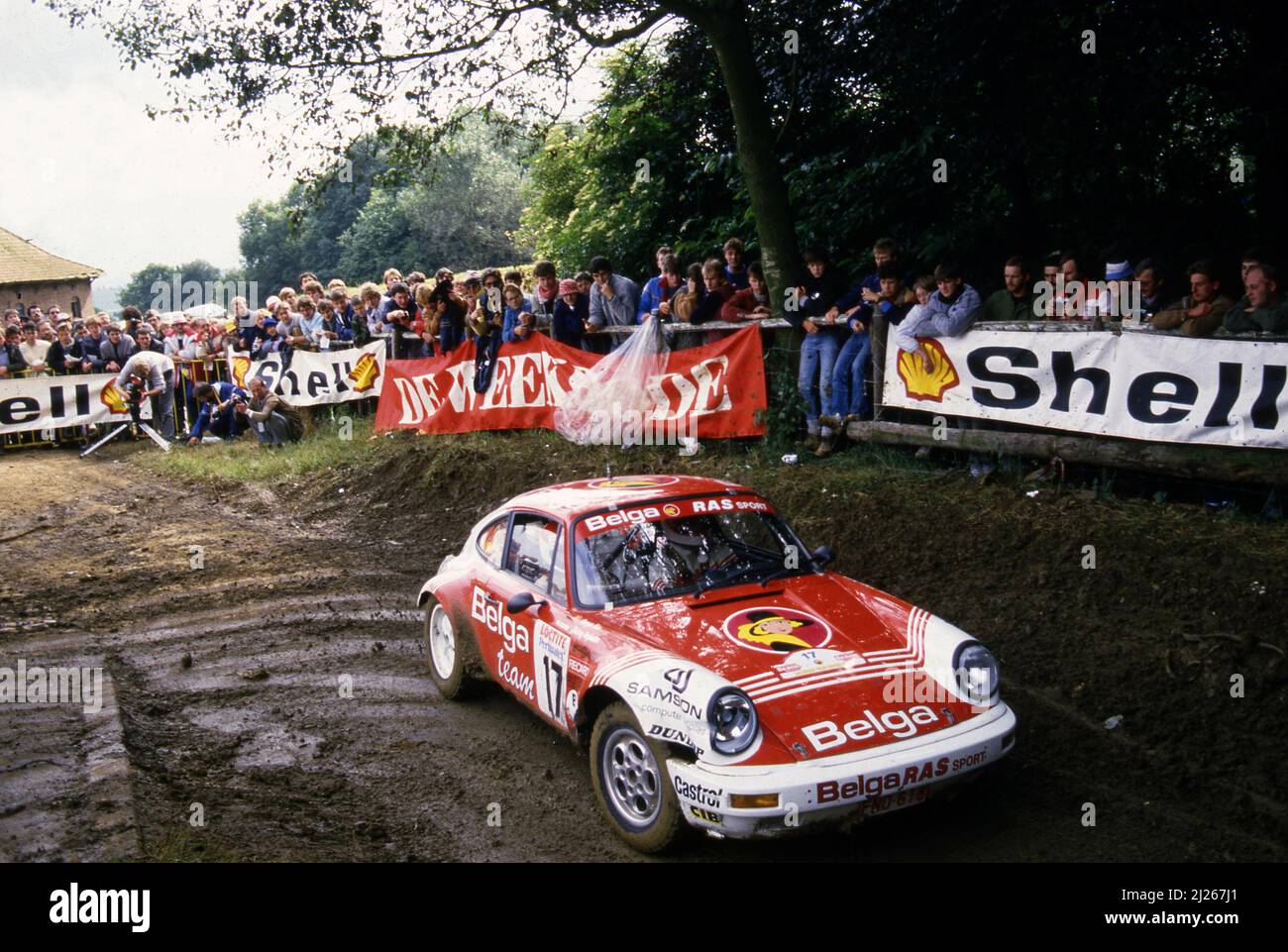 Thierry Reginster (BEL) Georges Biar (BEL) Porsche 911 SC RS GrB Belga ...