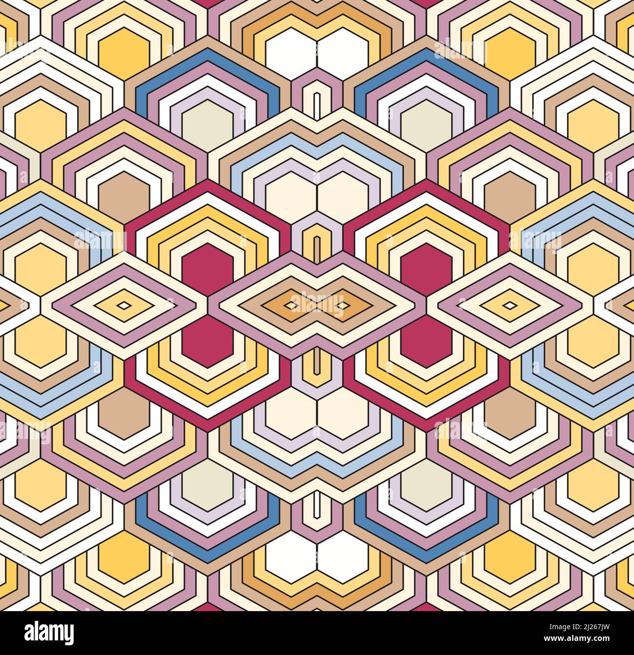 Hexagon triangle pattern geometric Stock Vector Images - Alamy