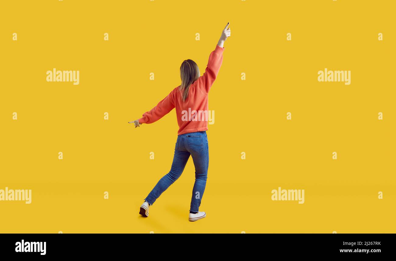 Back view beautiful teen girl hi-res stock photography and images - Alamy