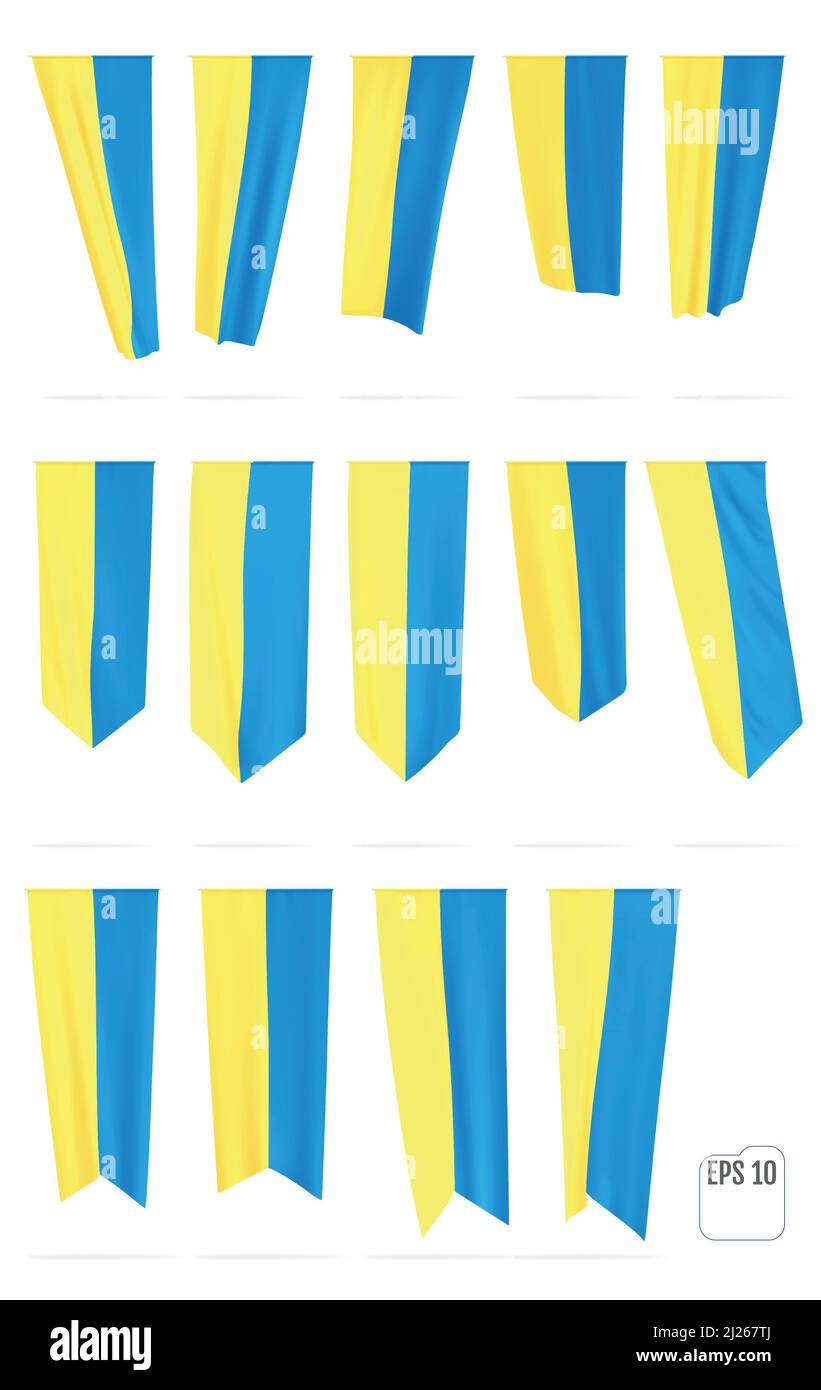 Independence day ukrainian national flags Stock Vector Images - Alamy