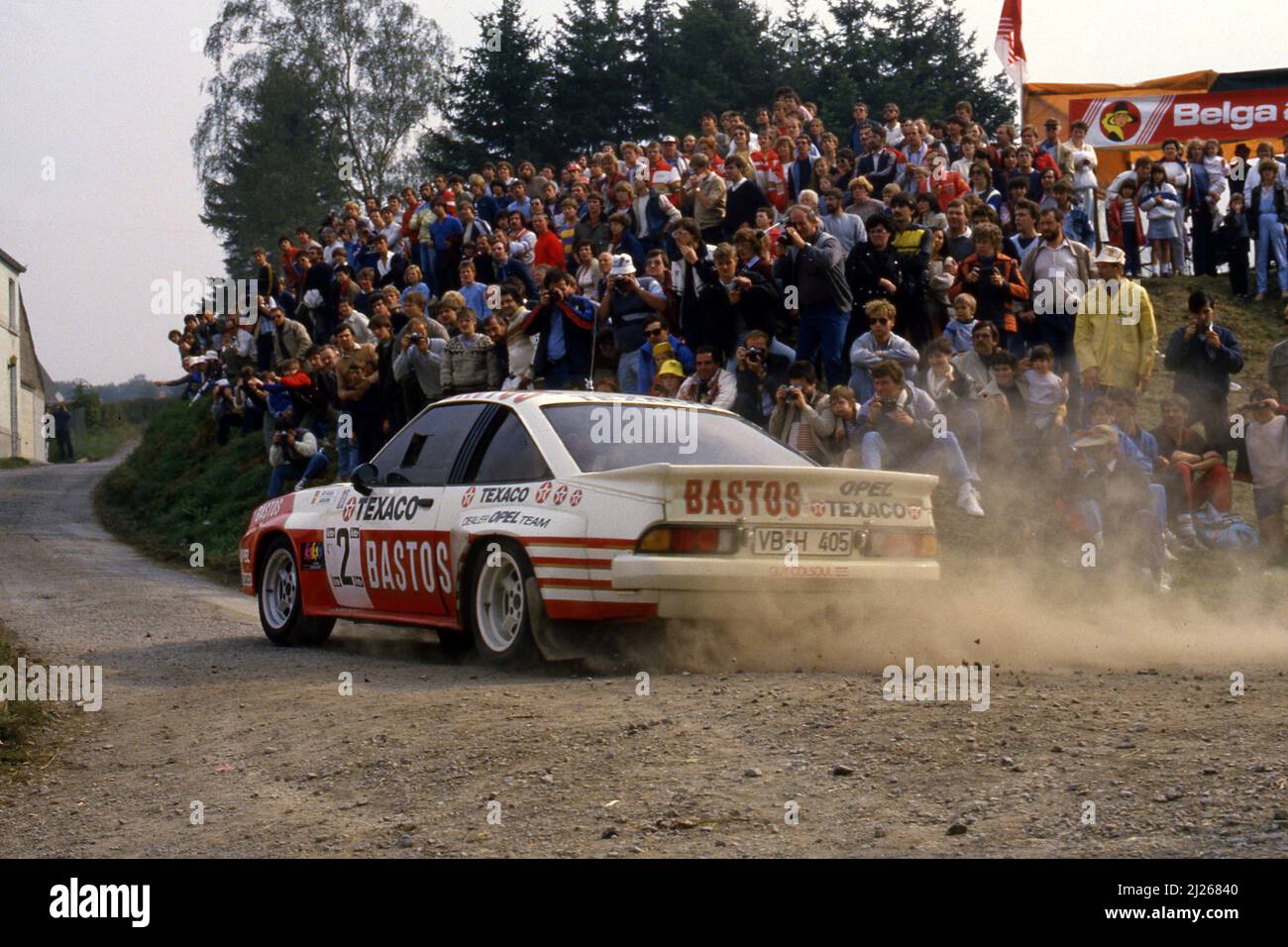 Guy Colsoul (BEL) Alain Lopes (BEL) Opel Manta 400 GrB Dealer Opel Team ...