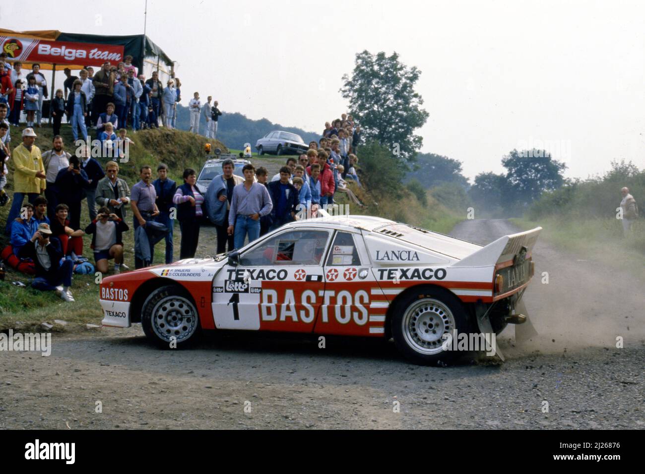 Patrick Snijers (BEL) Dany Colebunders (BEL) Lancia Rally 037 GrB Tre ...