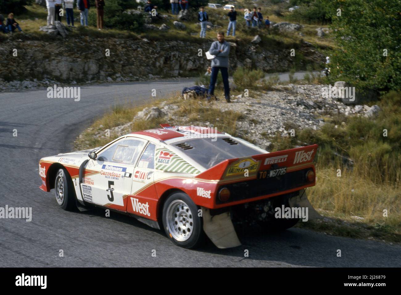 Mauro Pregliasco (ITA) Daniele Cianci (ITA) Lancia Rally 037 GrB Tre ...