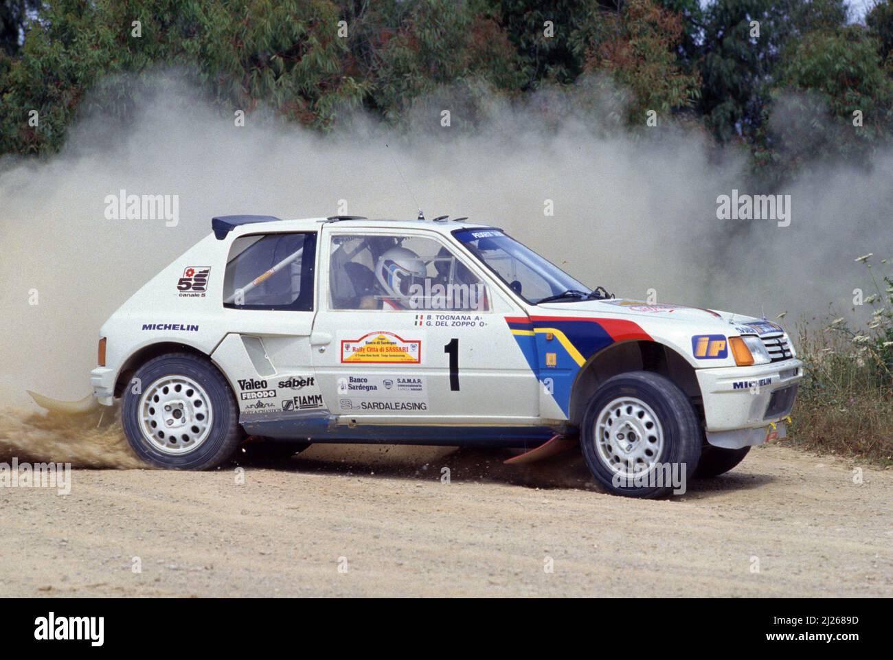 Giovanni Gianni Del Zoppo (ITA) Betty Tognana (ITA) Peugeot 205 Turbo ...