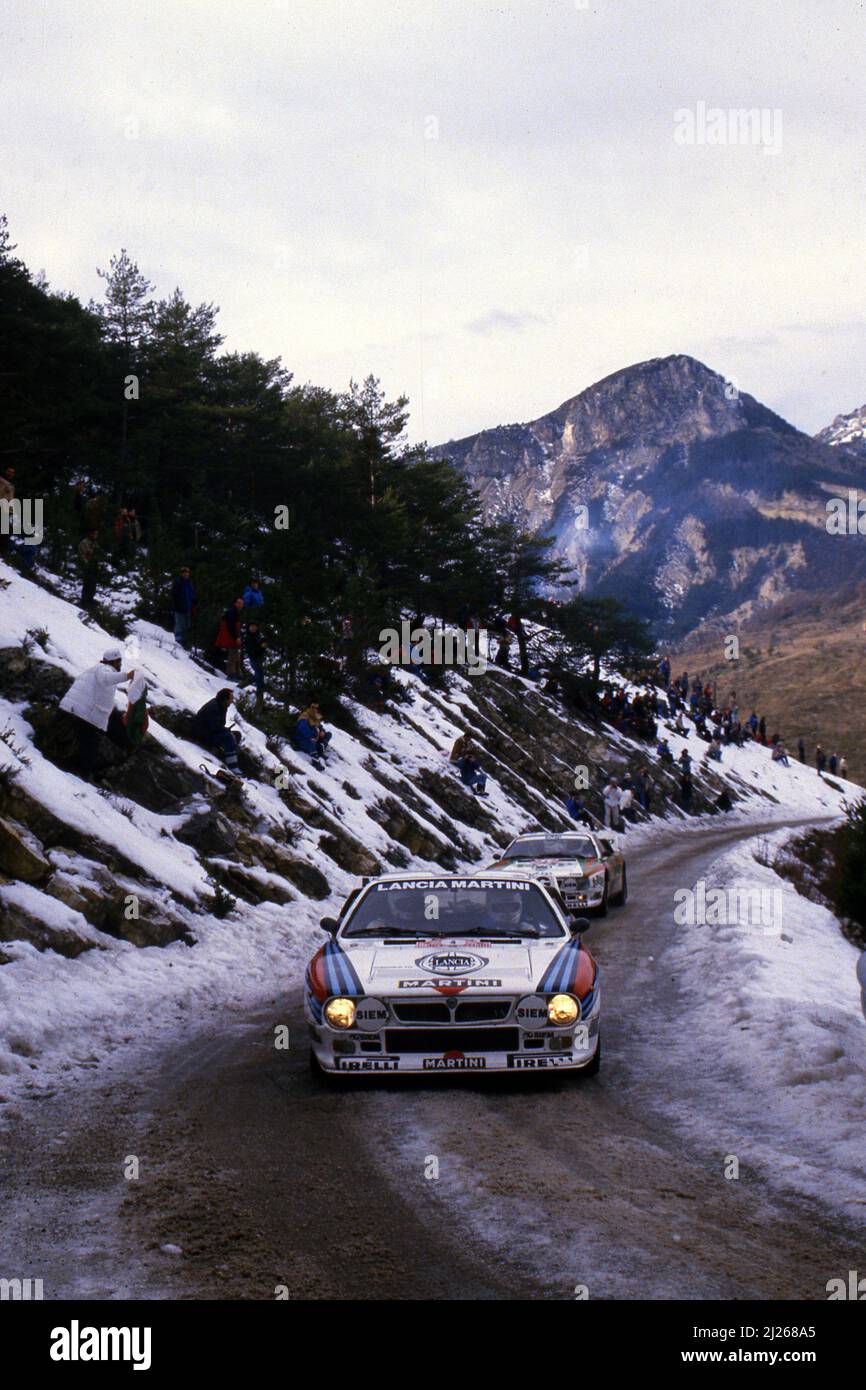 Henri Toivonen (FIN) Juha Piironen (FIN) Lancia Rally Rally 037 GrB ...