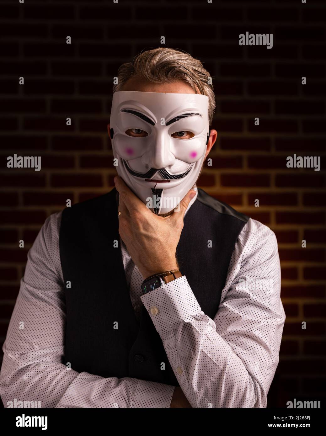 Anonymous male portrait hi-res stock photography and images - Alamy