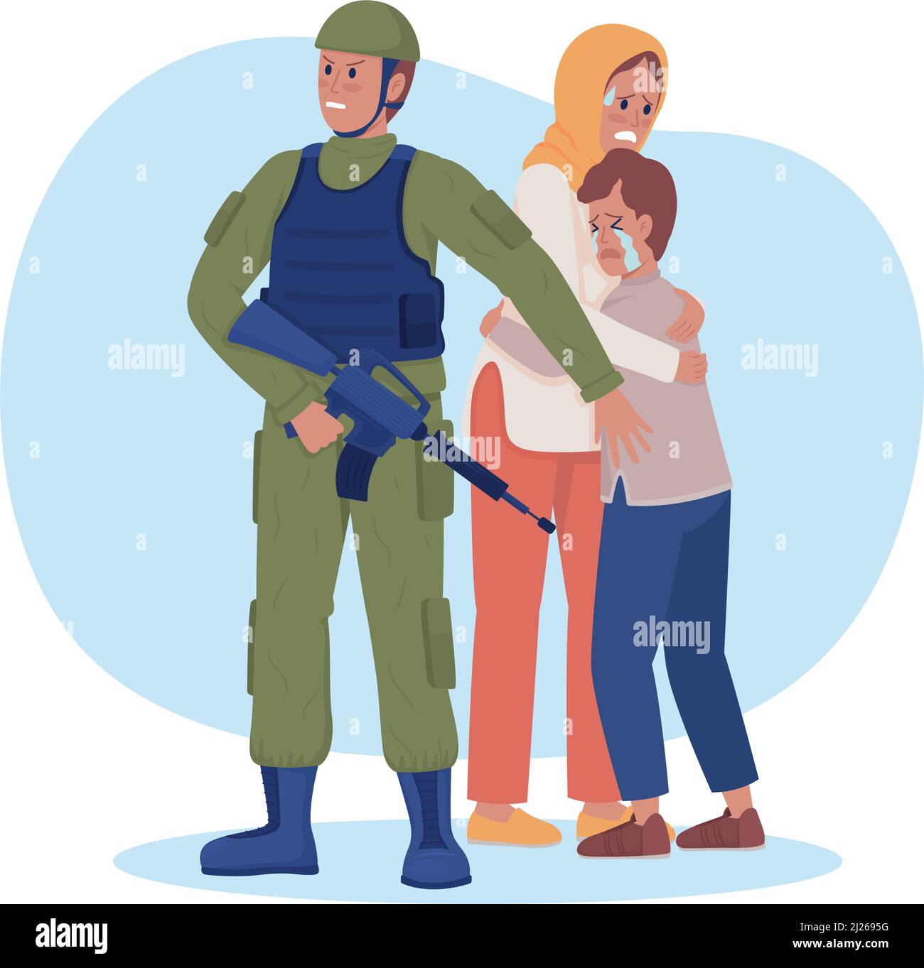 Ukraine soldier guard Stock Vector Images - Alamy