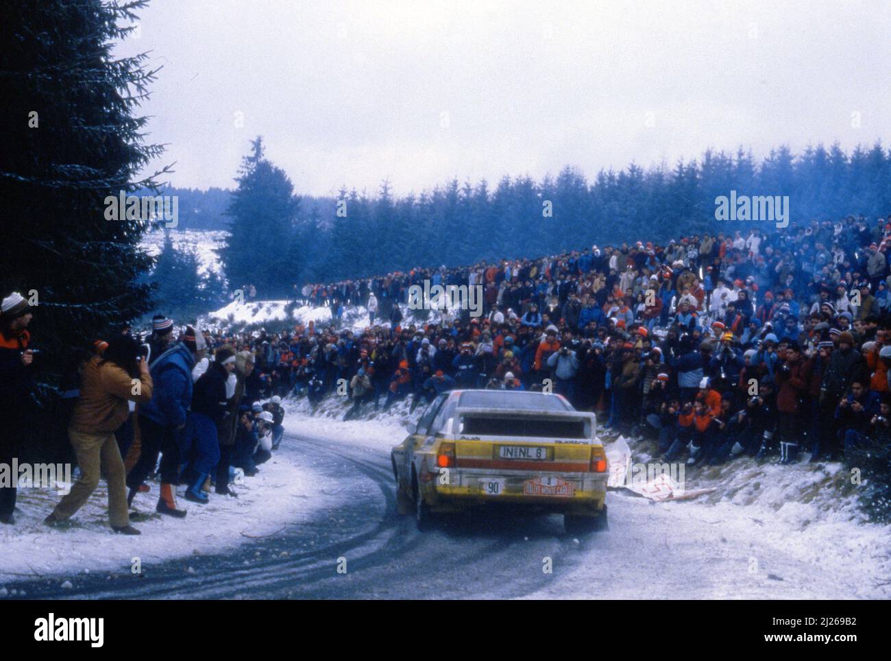 Walter Rohrl (GER) Christian Geistdorfer (GER) Audi Quattro Sport GrB ...