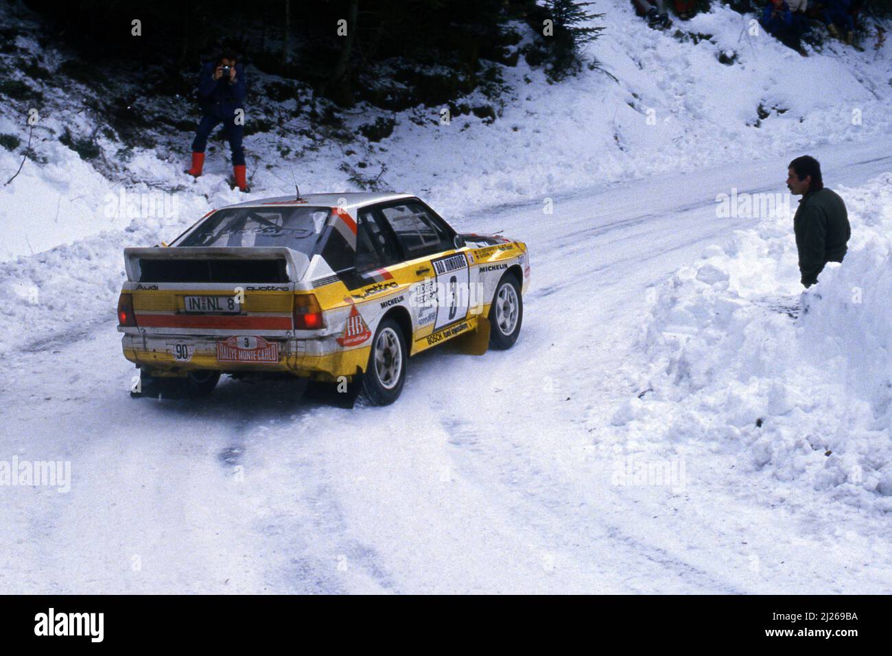 Walter Rohrl (GER) Christian Geistdorfer (GER) Audi Quattro Sport GrB ...