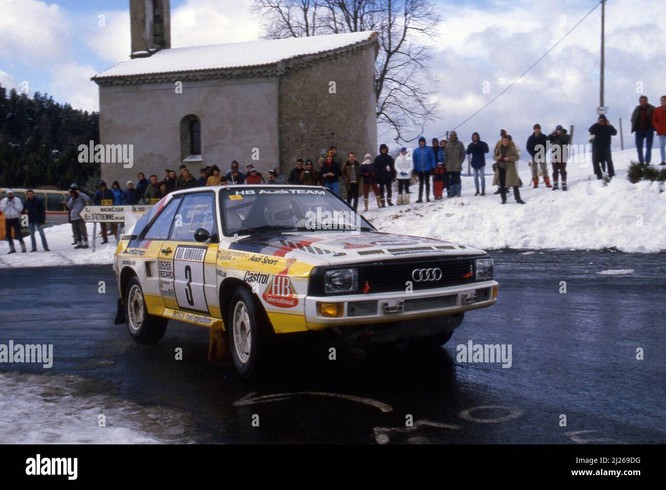 Walter Rohrl (GER) Christian Geistdorfer (GER) Audi Quattro Sport GrB ...