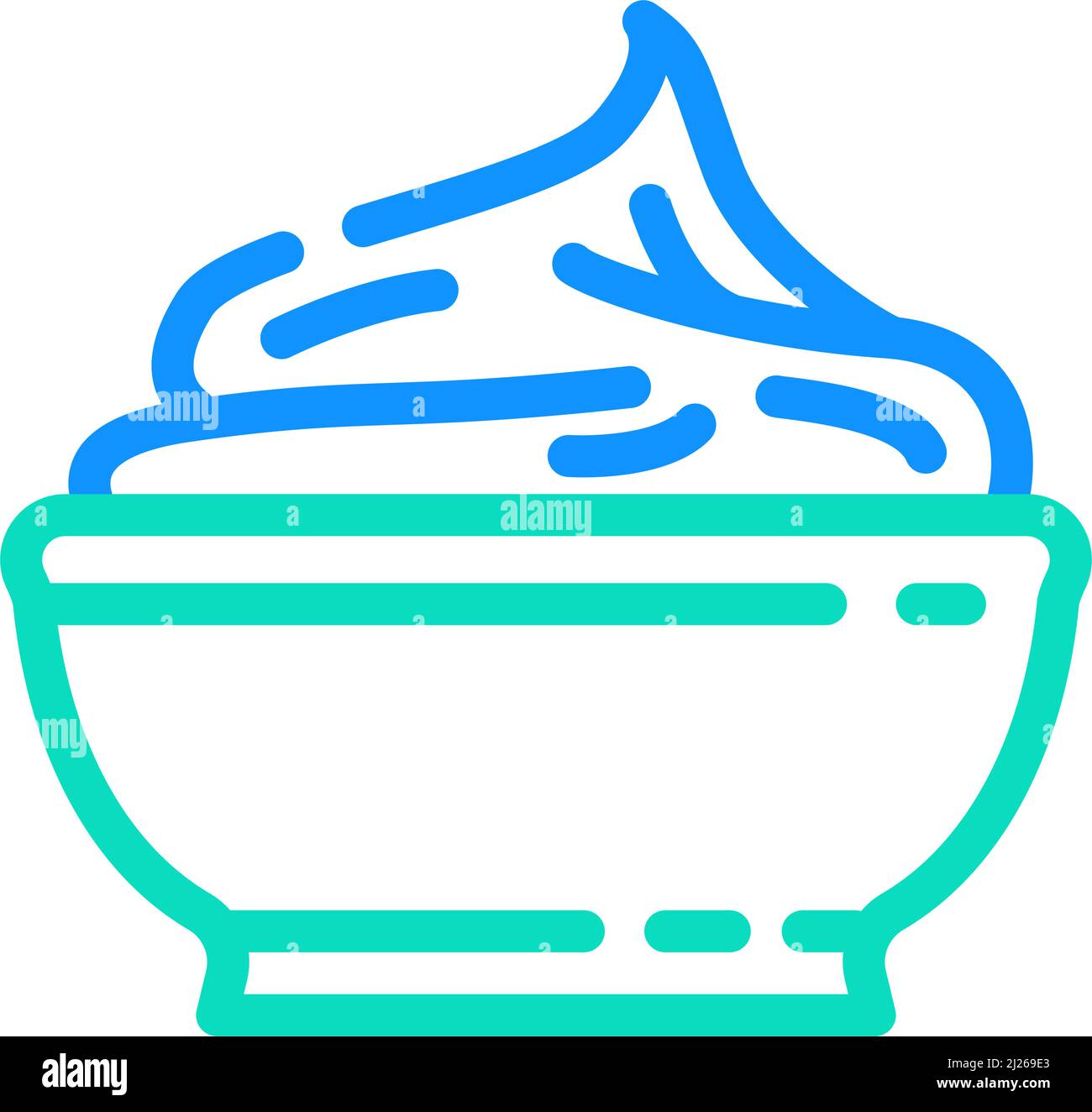 cream cheese color icon vector illustration Stock Vector Image & Art ...