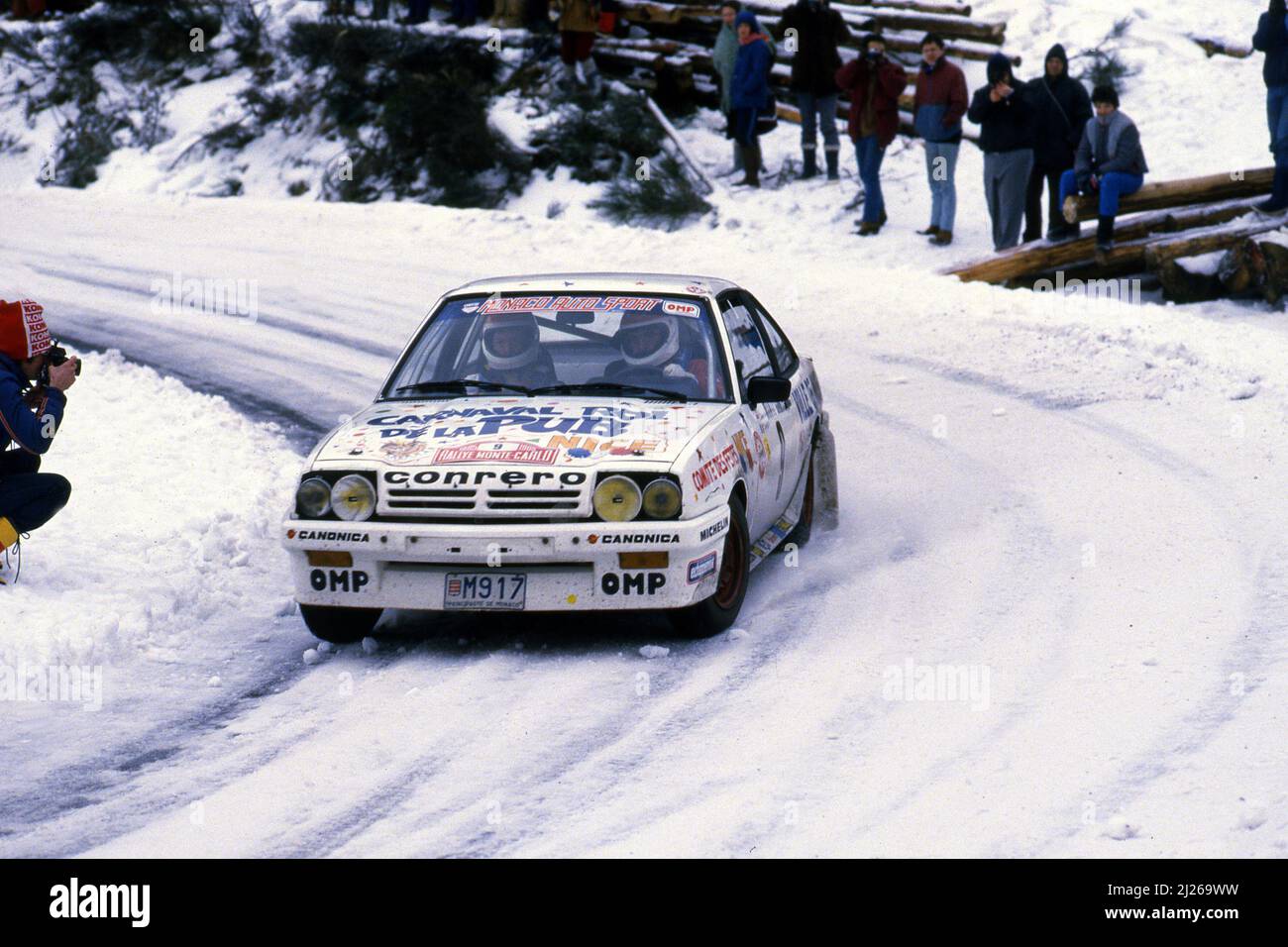 Auguste Tchine Turiani (MC) Pierre Gandolfo (FRA) Opel Manta 400 GrB ...