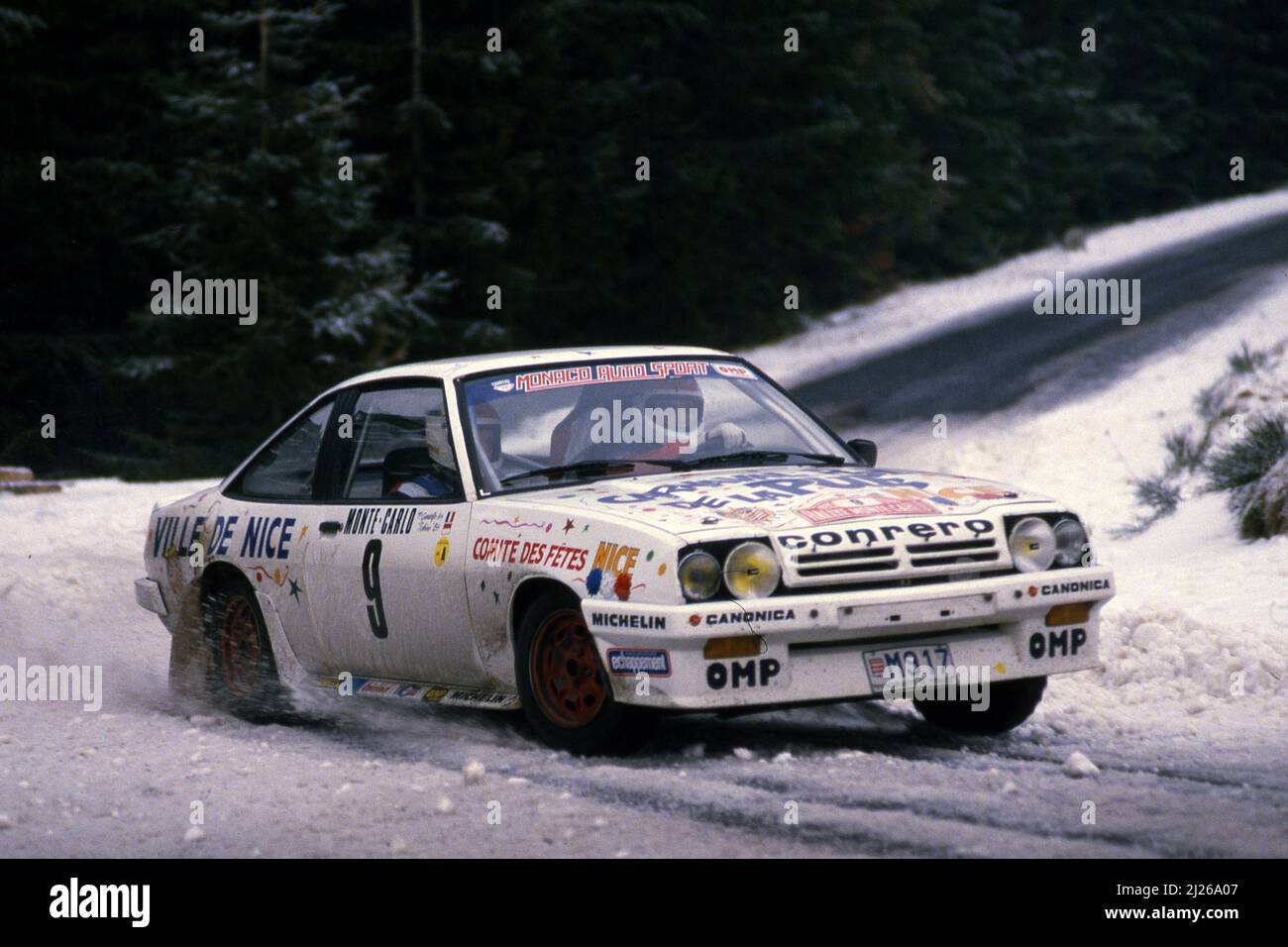 Auguste Tchine Turiani (MC) Pierre Gandolfo (FRA) Opel Manta 400 GrB ...