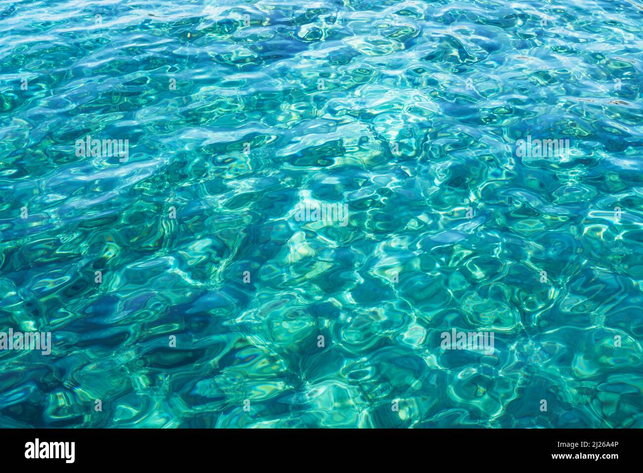 Transparent turquoise sea water, natural marine background Stock Photo ...