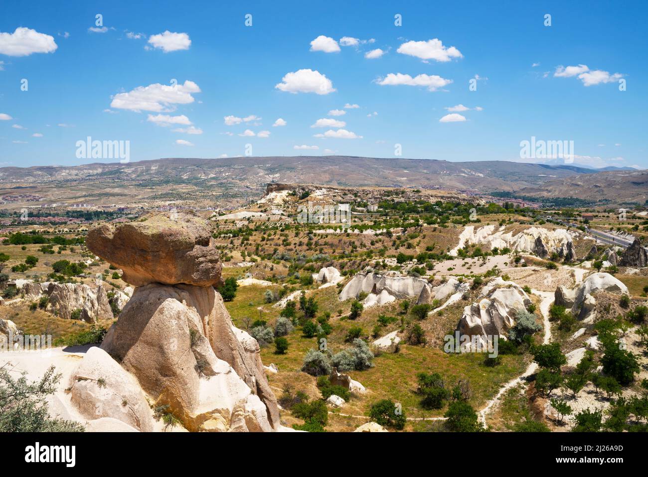 landscape of national park in Cappadocia, Urgup, Turkey Stock Photo - Alamy