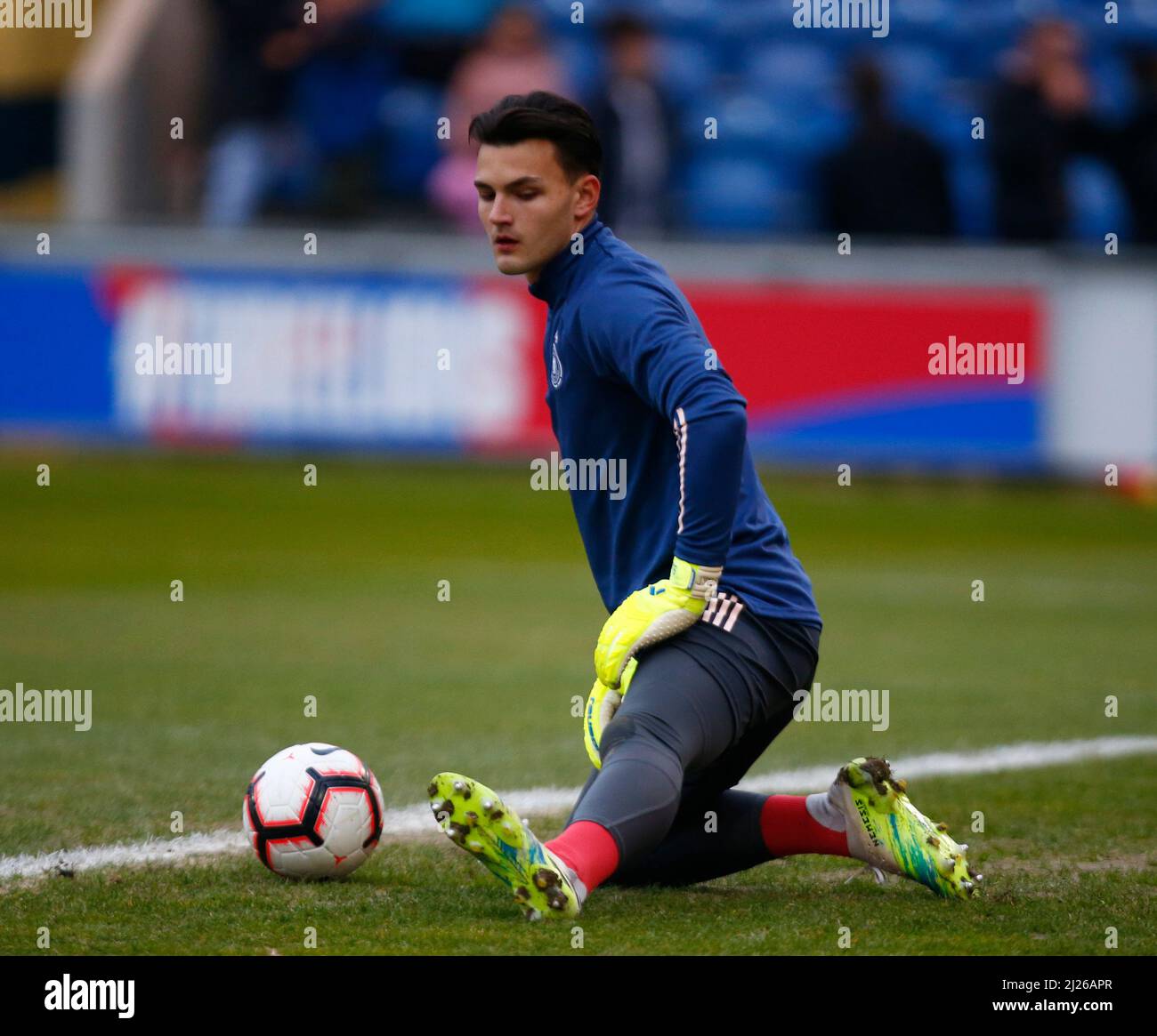 COLCHESTER, United Kingdom, MARCH 29: Tim Schreiber of Germany Under20 ...