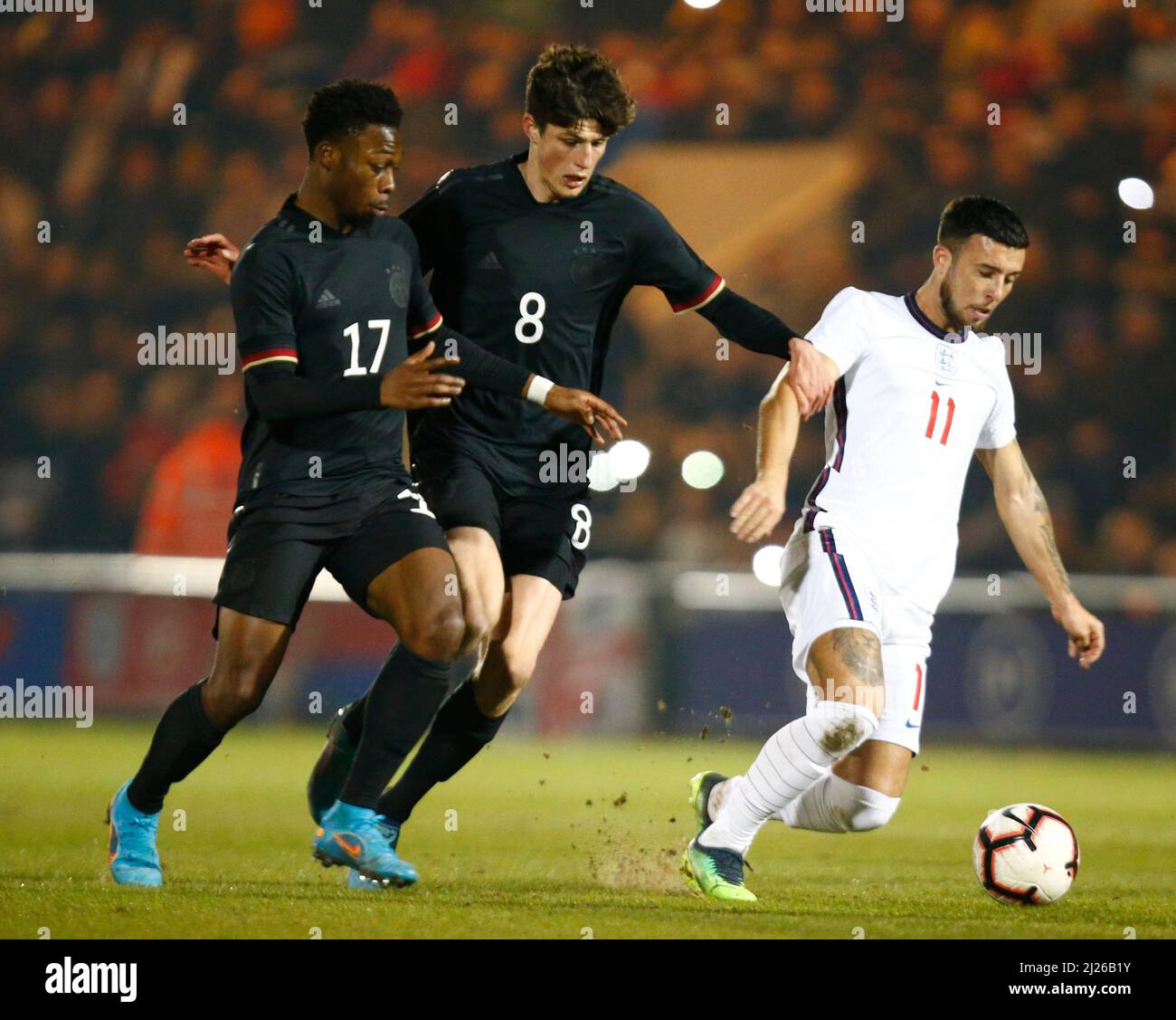 COLCHESTER, United Kingdom, MARCH 29: Sam Greenwood (Leeds United)of ...
