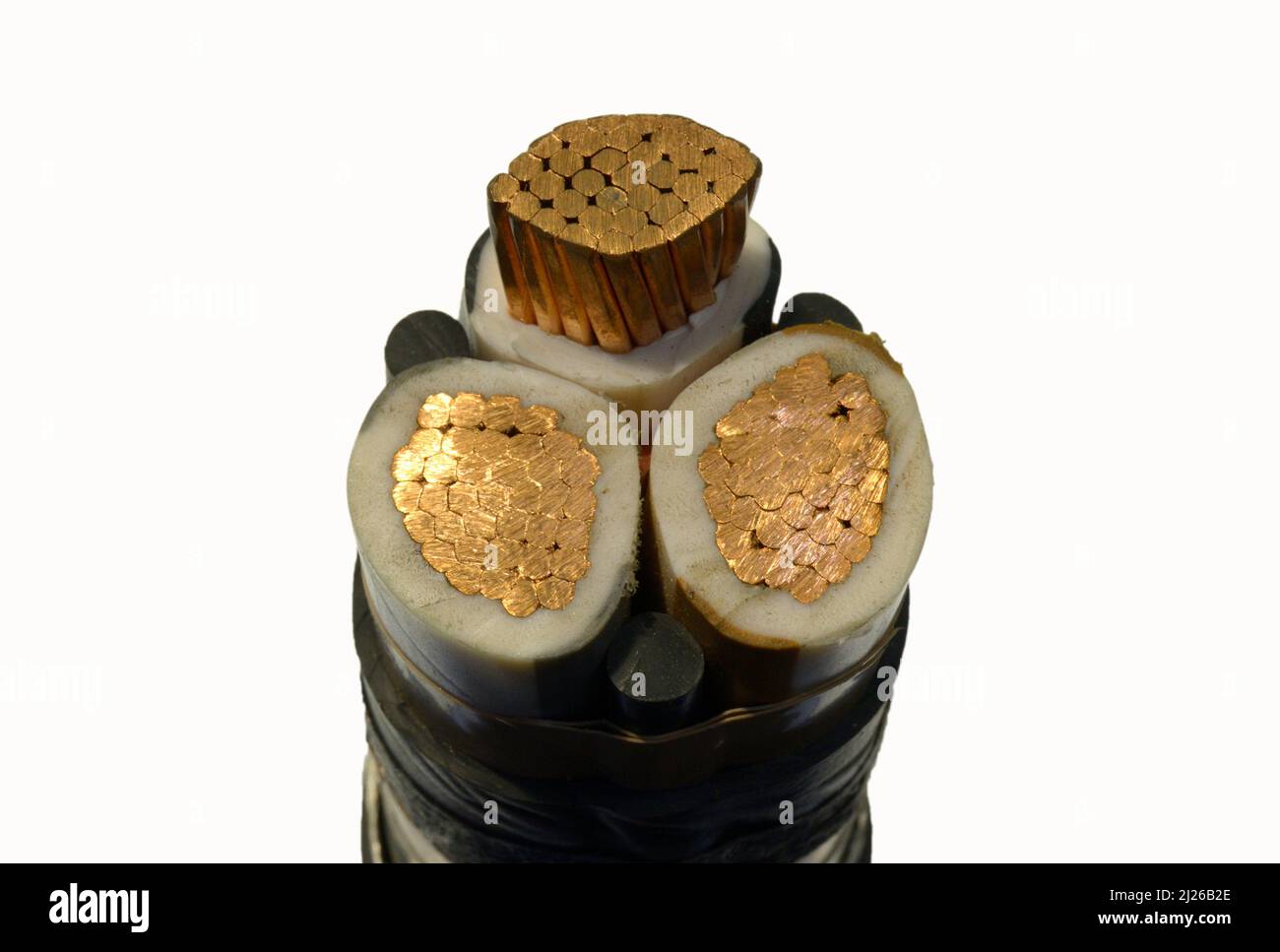 Sheathed electricity cables hi-res stock photography and images - Alamy