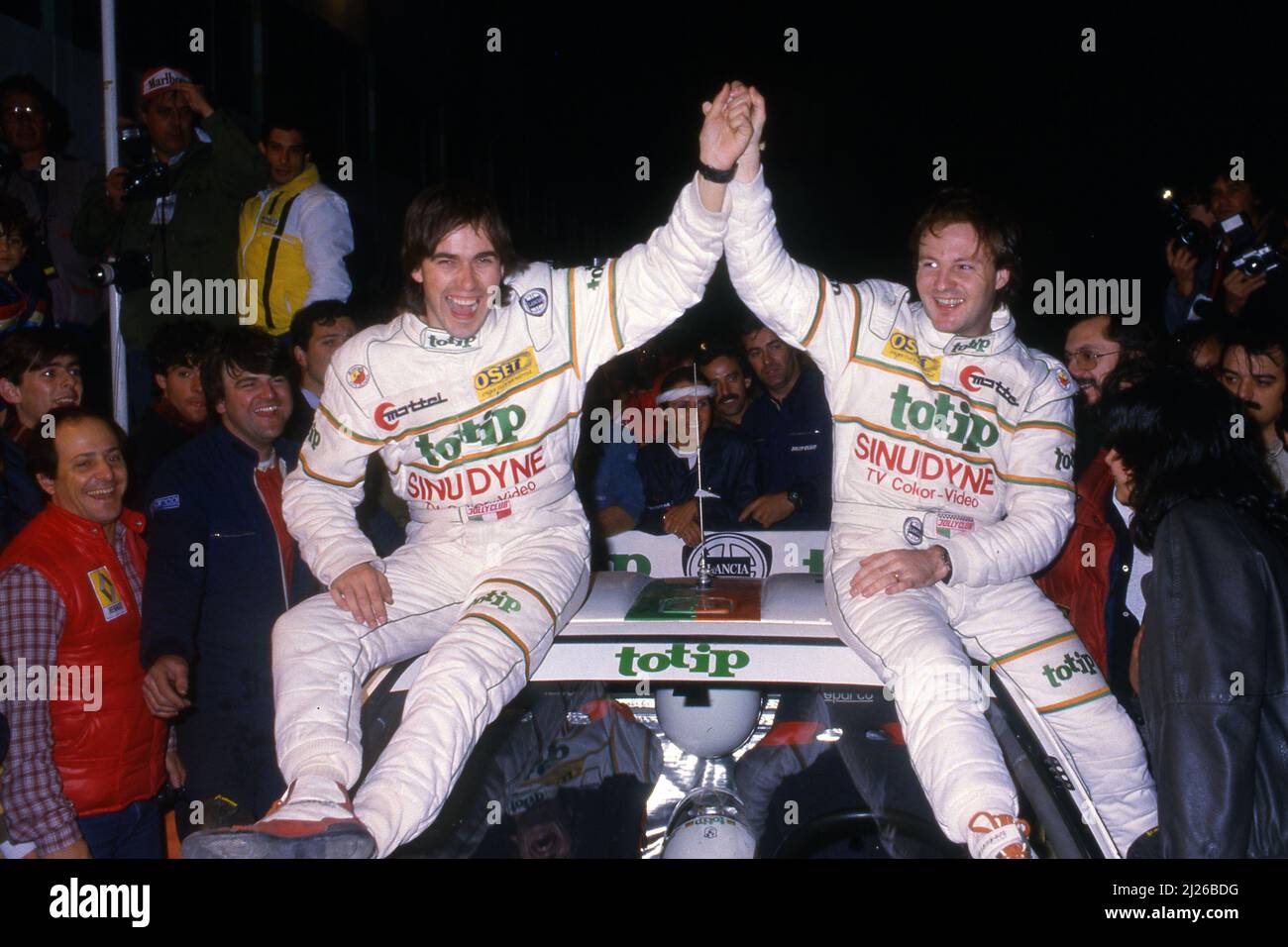 Massimo Miki Biasion (ITA) Tiziano Siviero (ITA) Lancia Rally 037 GrB ...