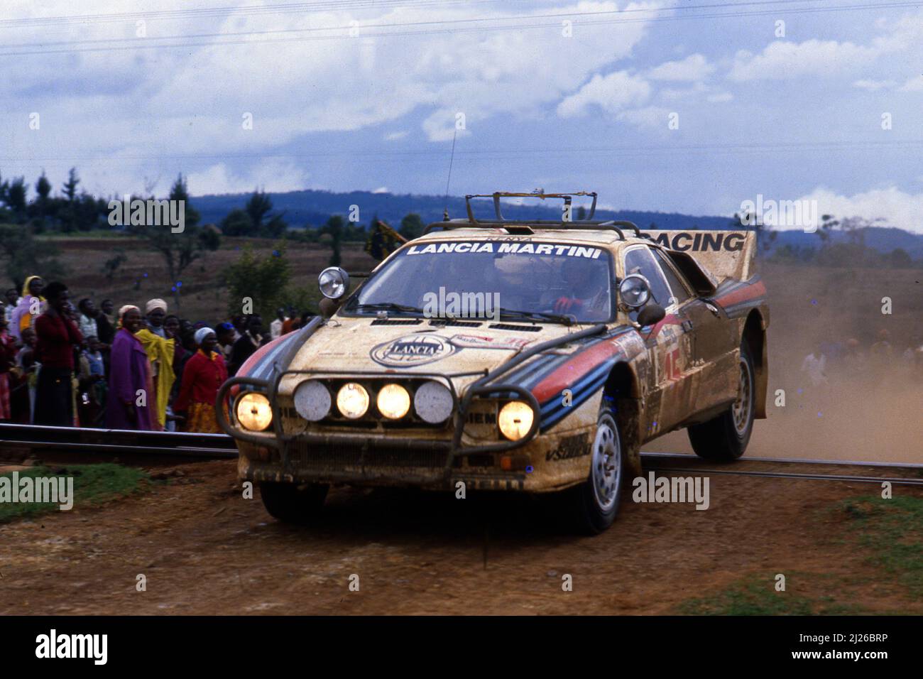 Vic Preston Jnr (EAK) John Lyall (EAK) Lancia Rally 037 GrB Martini ...
