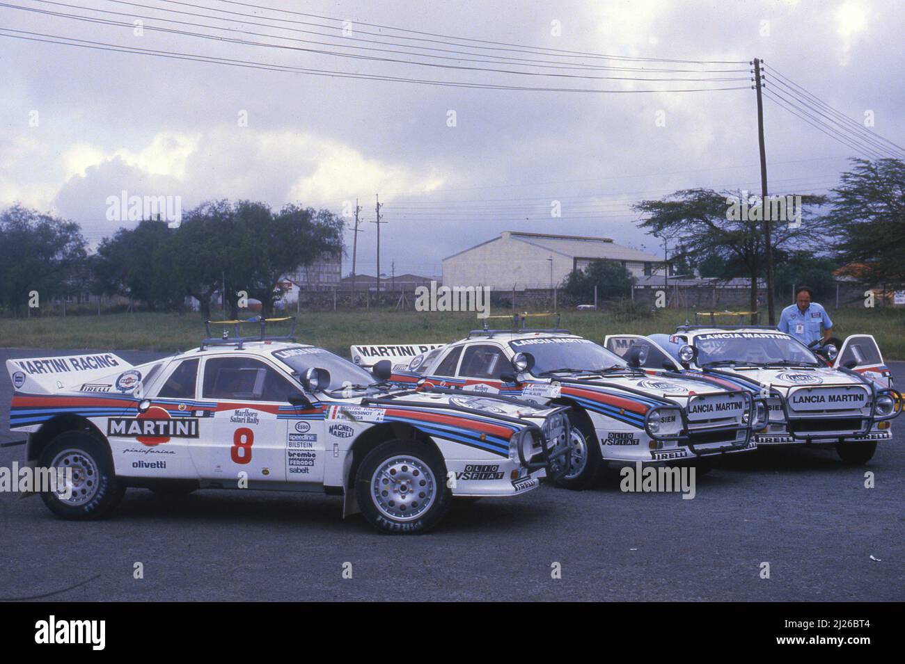 Lancia Rally Martini Racing Team Stock Photo - Alamy