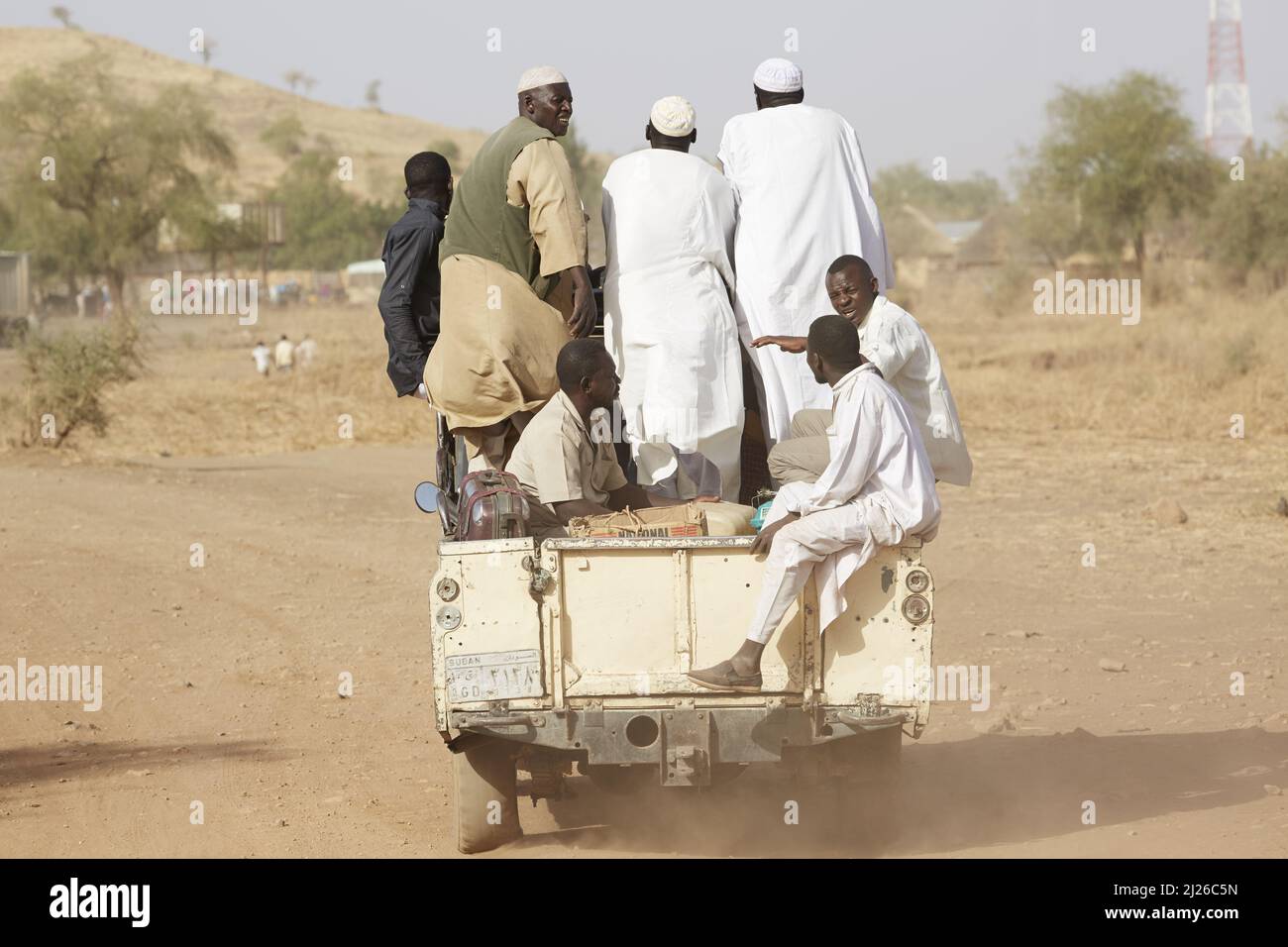 Traveling in groups is common as people share available modes of ...