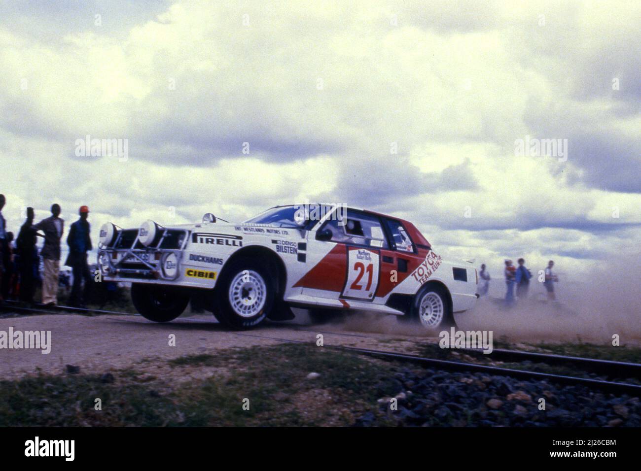 Juha Kankkunen (FIN) Fred Gallagher (GBR) Toyota Celica Twincam Turbo ...