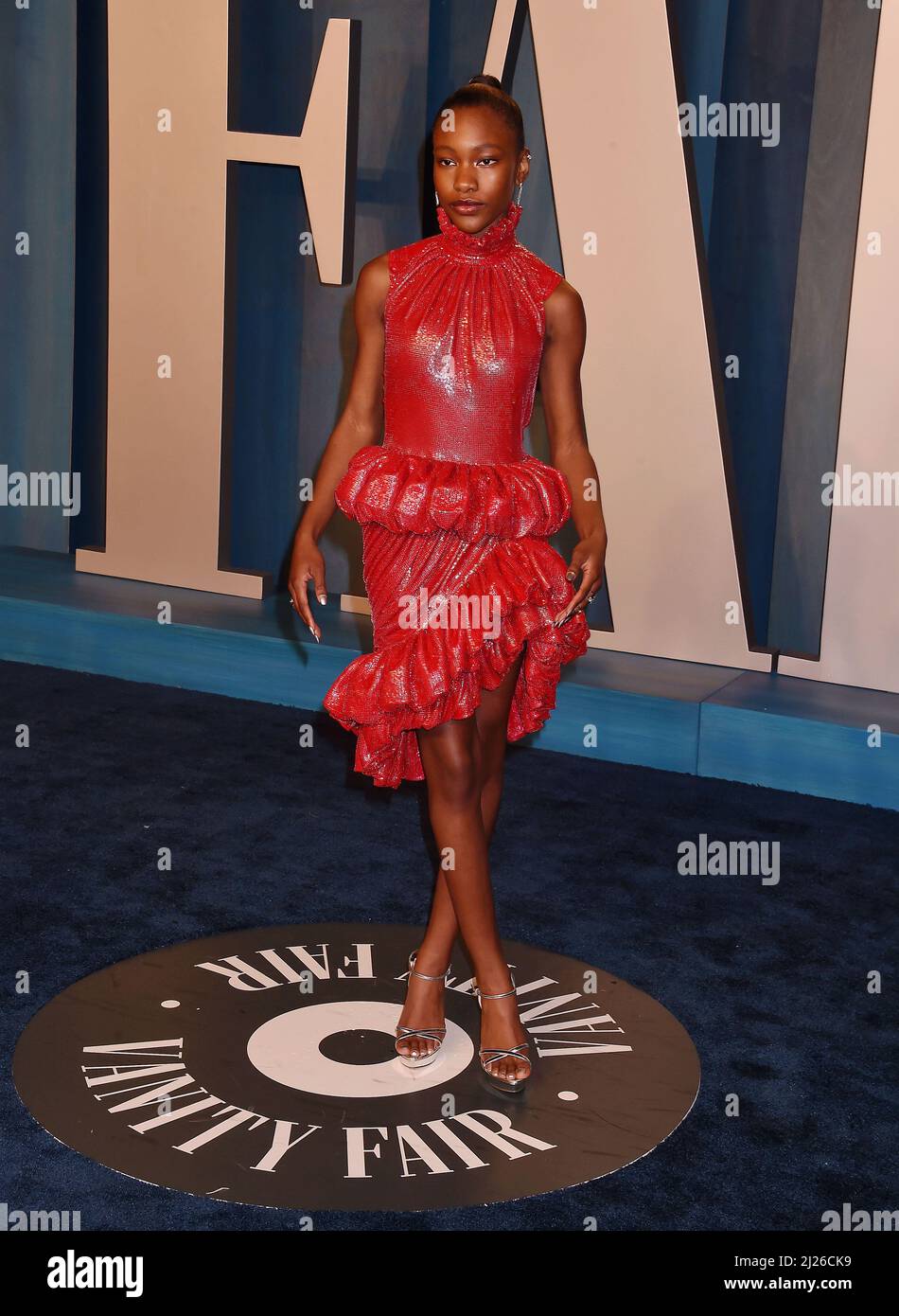 BEVERLY HILLS, CA - MARCH 27: Demi Singleton attends the 2022 Vanity ...
