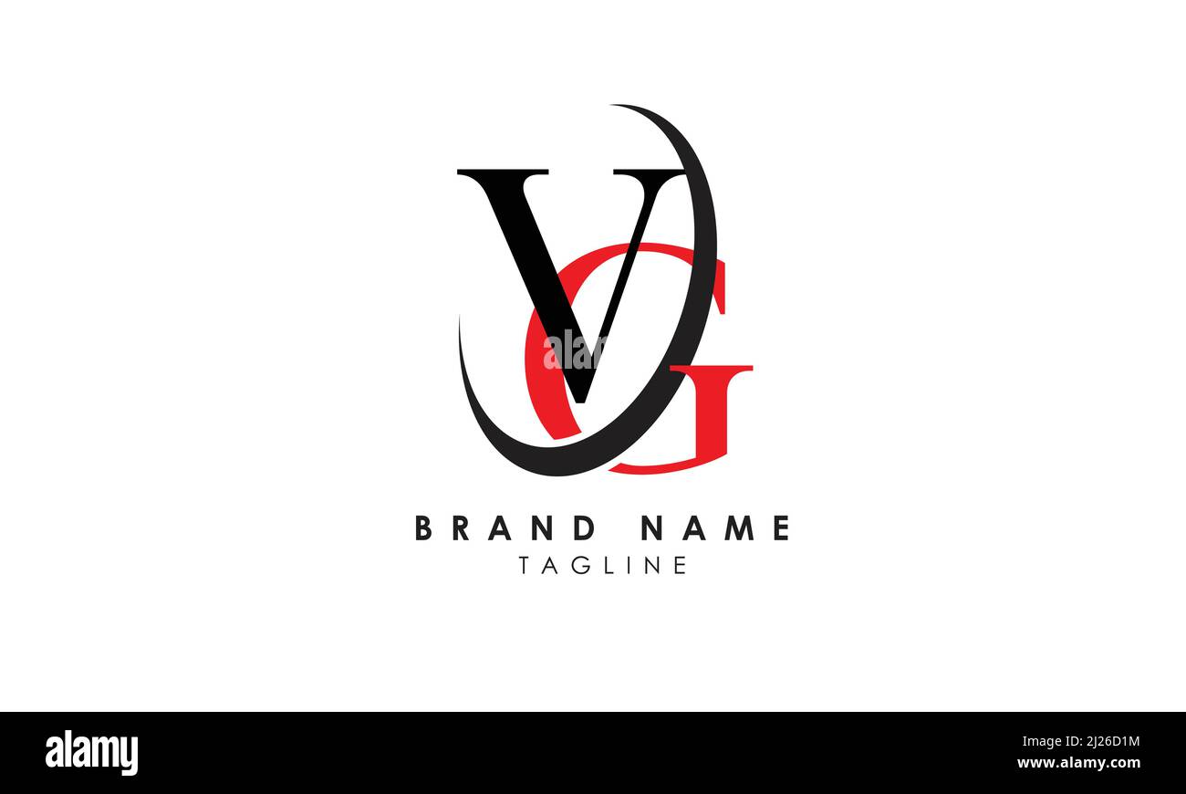 Alphabet letters Initials Monogram logo GV, VG, G and V Stock Vector ...