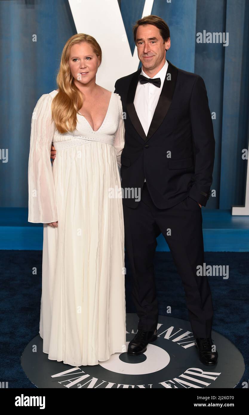 March 27th, 2022, Los Angeles, USA. Amy Schumer and Chris Fischer ...