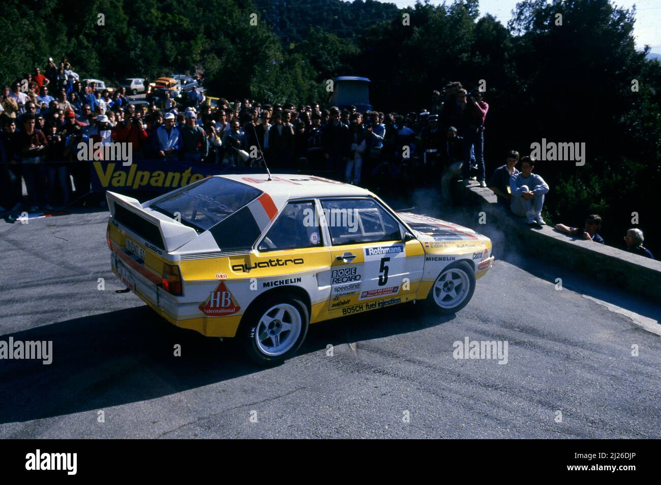 Walter Rohrl (GER) Christian Geistdorfer (GER) Audi Quattro Sport GrB ...